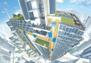 Engineers cut lose as ropeless lifts enter space race - CIBSE Journal