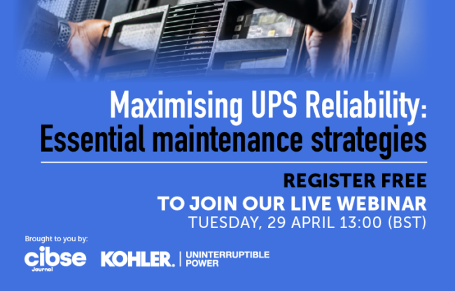 Maximising UPS reliability: essential maintenance strategies - CIBSE ...